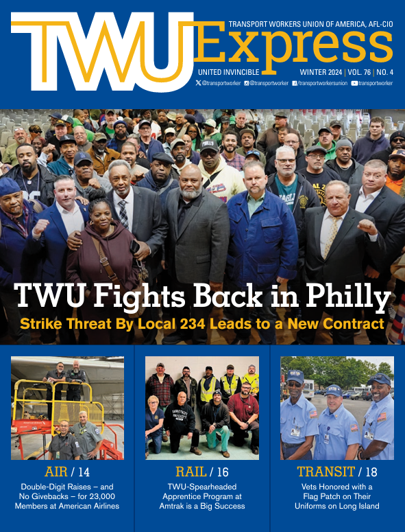 Read the Winter TWU Express! – Transport Workers Union